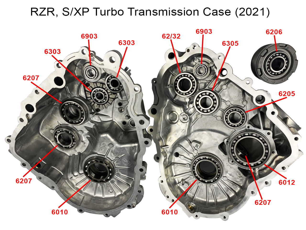 Polaris XP Turbo Transmission Bearing Kits | CryoHeat LLC